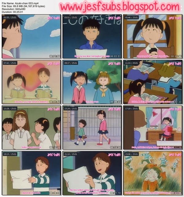 JESF SUBS: [JESF SUBS] Azuki - chan Episode 3 Indonesia Sub